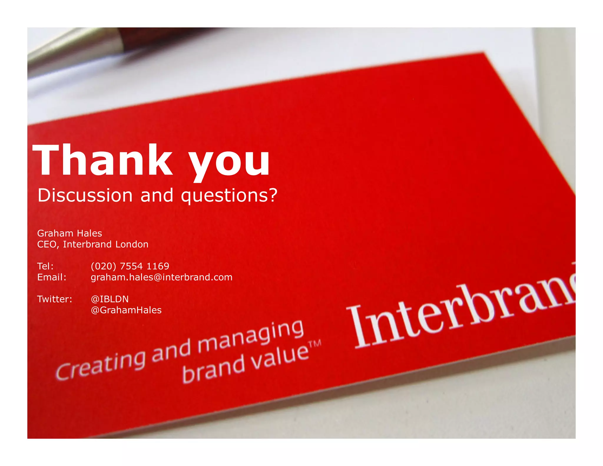 Branding in the post digital age | PDF