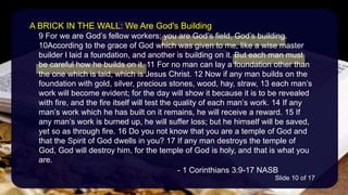 Another Brick in the Wall | PPTX