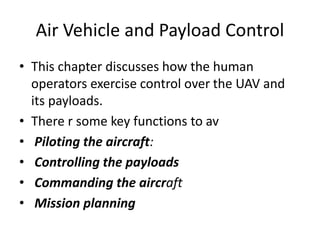 unmanned aerial vehicle | PPT