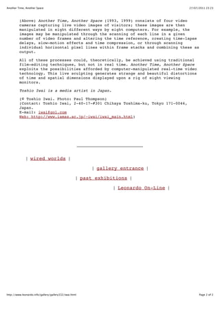 Another time, another space | PDF