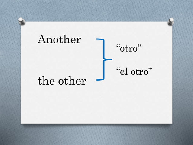 Another vs the other | PPT