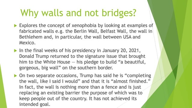 Exploring the Concept of Walls - by Frank O'Hagan | PPT