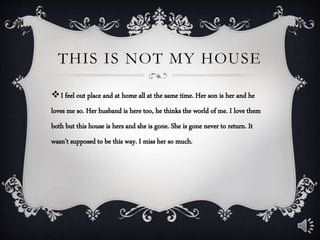 Another woman's house | PPT