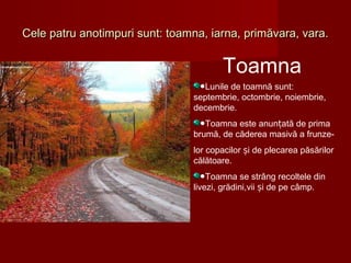 Anotimpuri+fenomene ale naturii | PPT