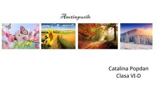 Anotimpurile - Prezentare PPT...... | PPTX