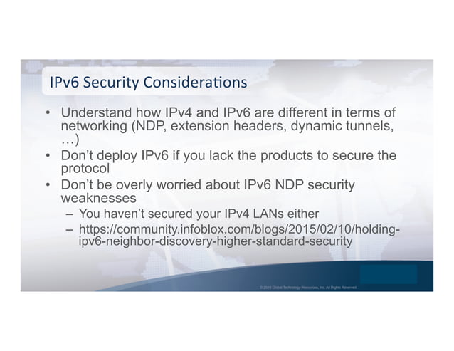 Successfully Deploying IPv6 | PPT