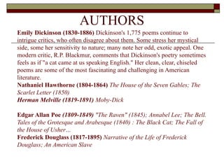 AN OUTLINE OF AMERICAN LITERATURE-1.ppsx