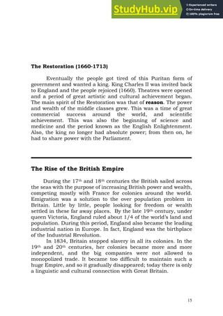 An Outline Of British History | PDF