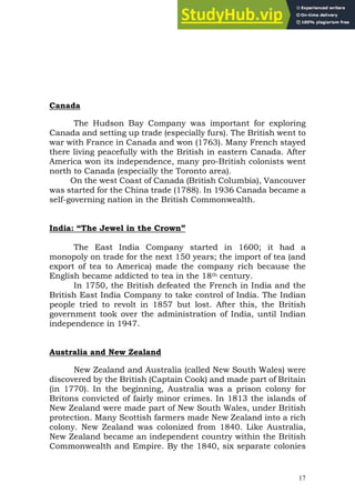 An Outline Of British History | PDF