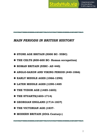 An Outline Of British History | PDF