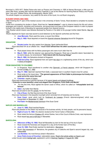 An Outline of Jose Rizal's Life | PDF