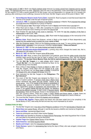 An Outline of Jose Rizal's Life | PDF