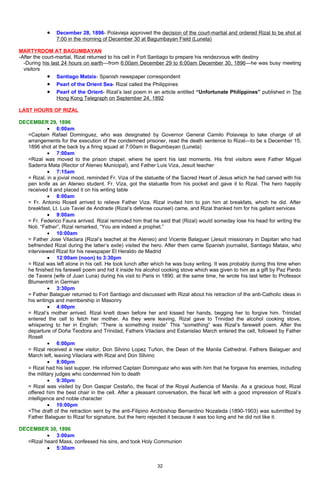 An Outline of Jose Rizal's Life | PDF
