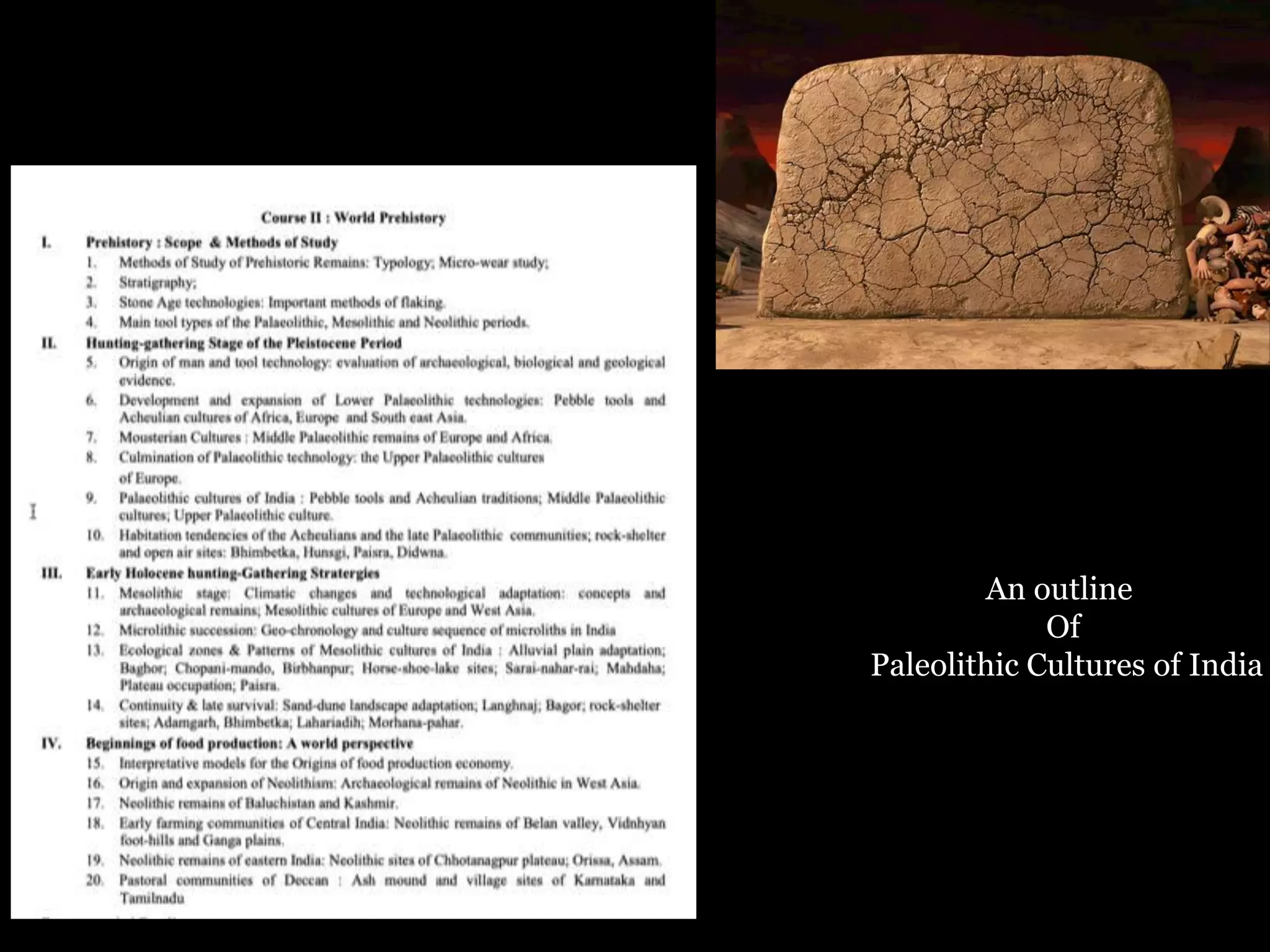 An outline Of Paleolithic Cultures of India.pptx