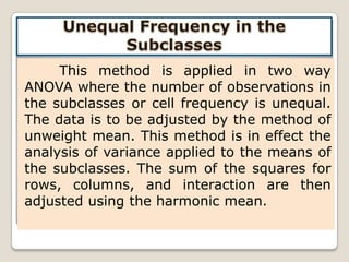 ANOVA 2-WAY Classification | PPTX
