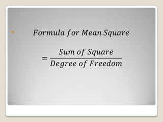 ANOVA 2-WAY Classification | PPTX