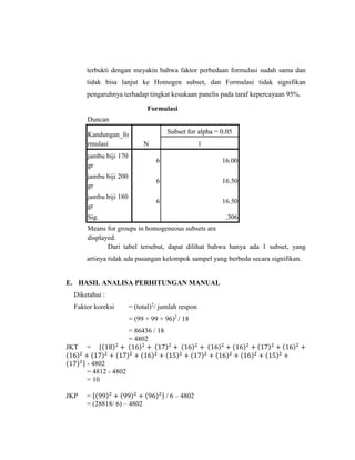 Statistika Industri ~ANOVA | PDF