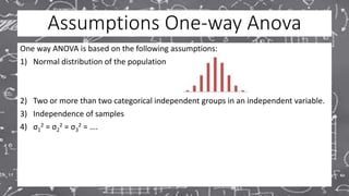 Analysis Of Variance - ANOVA | PPT