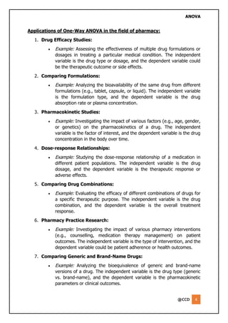 Understanding ANOVA Tests: One-Way and Two-Way | PDF