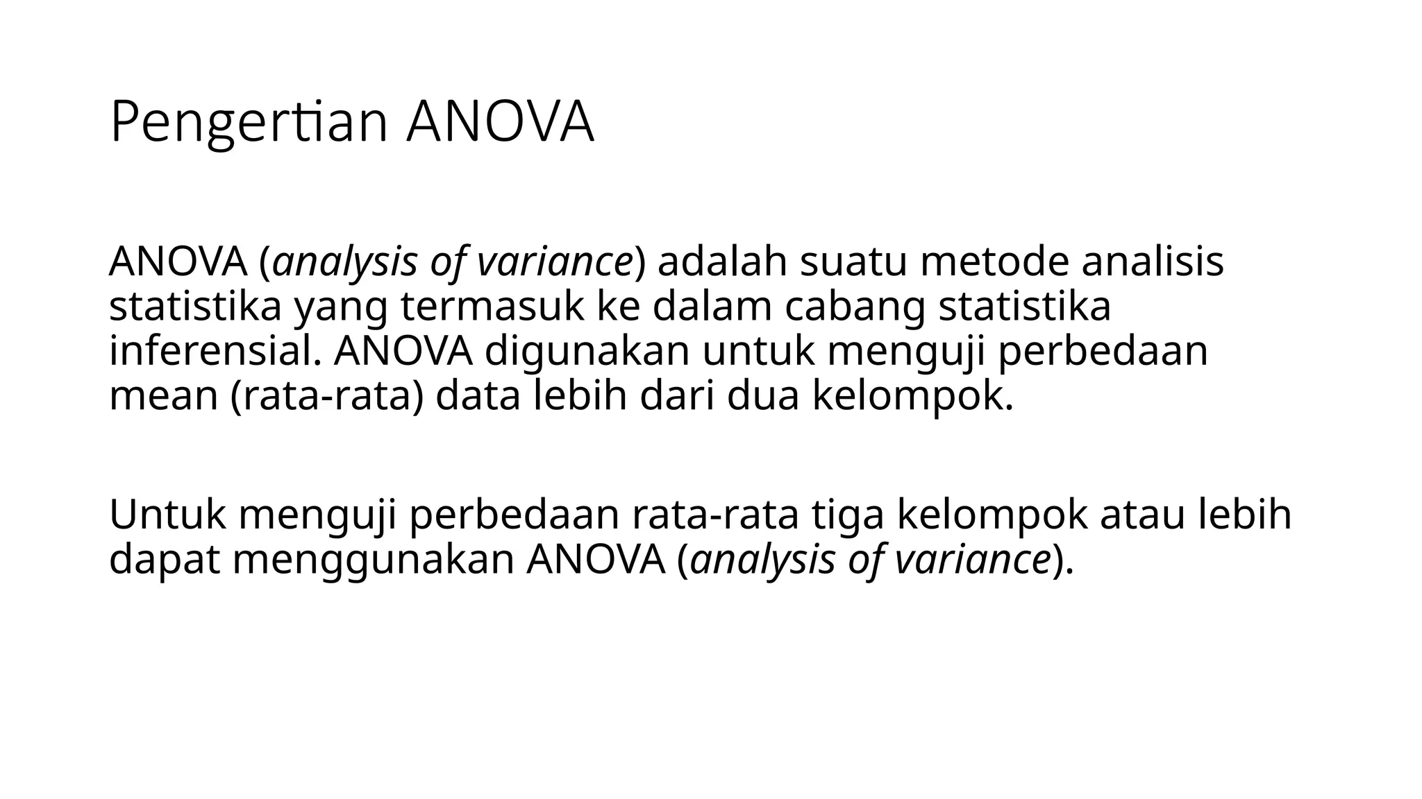 Pengertian ANOVA analysis of variance.pptx