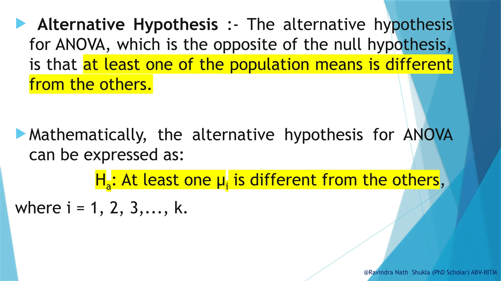 Analysis of Variance ANOVA Analysis Statistics | PPTX