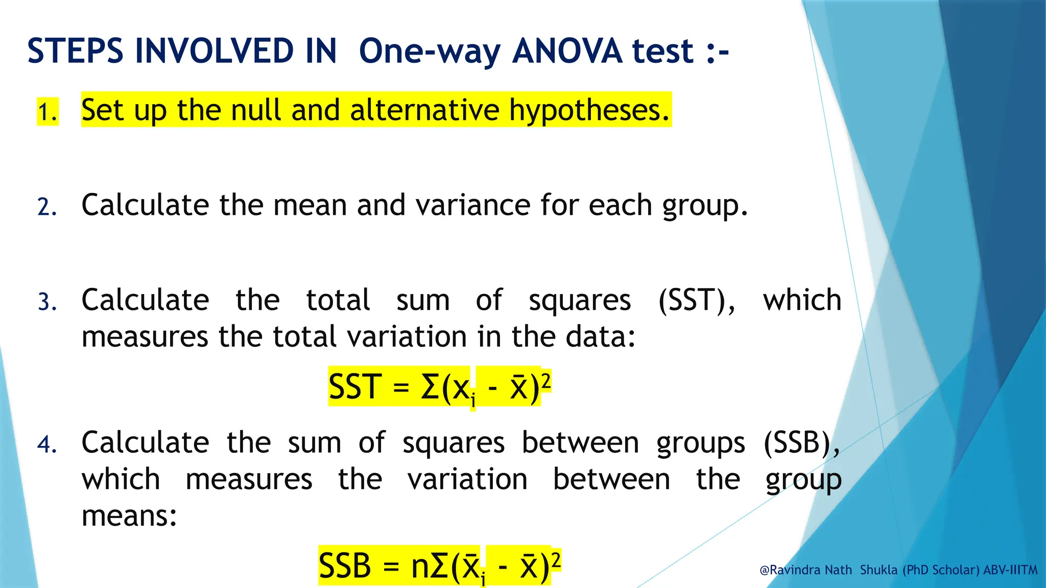 Analysis of Variance ANOVA Analysis Statistics | PPTX