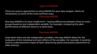 ANOVA (Analysis of Variance) STATISTICAL METHOD .pptx
