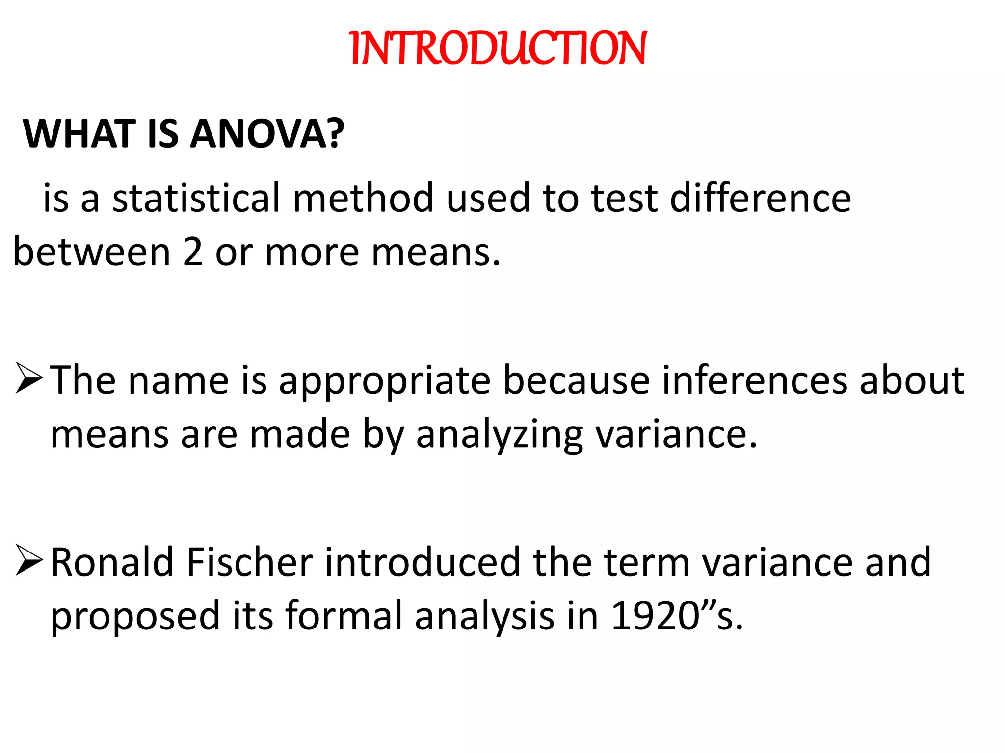 Anova copy | PPT