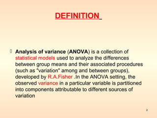 Anova single factor | PPT