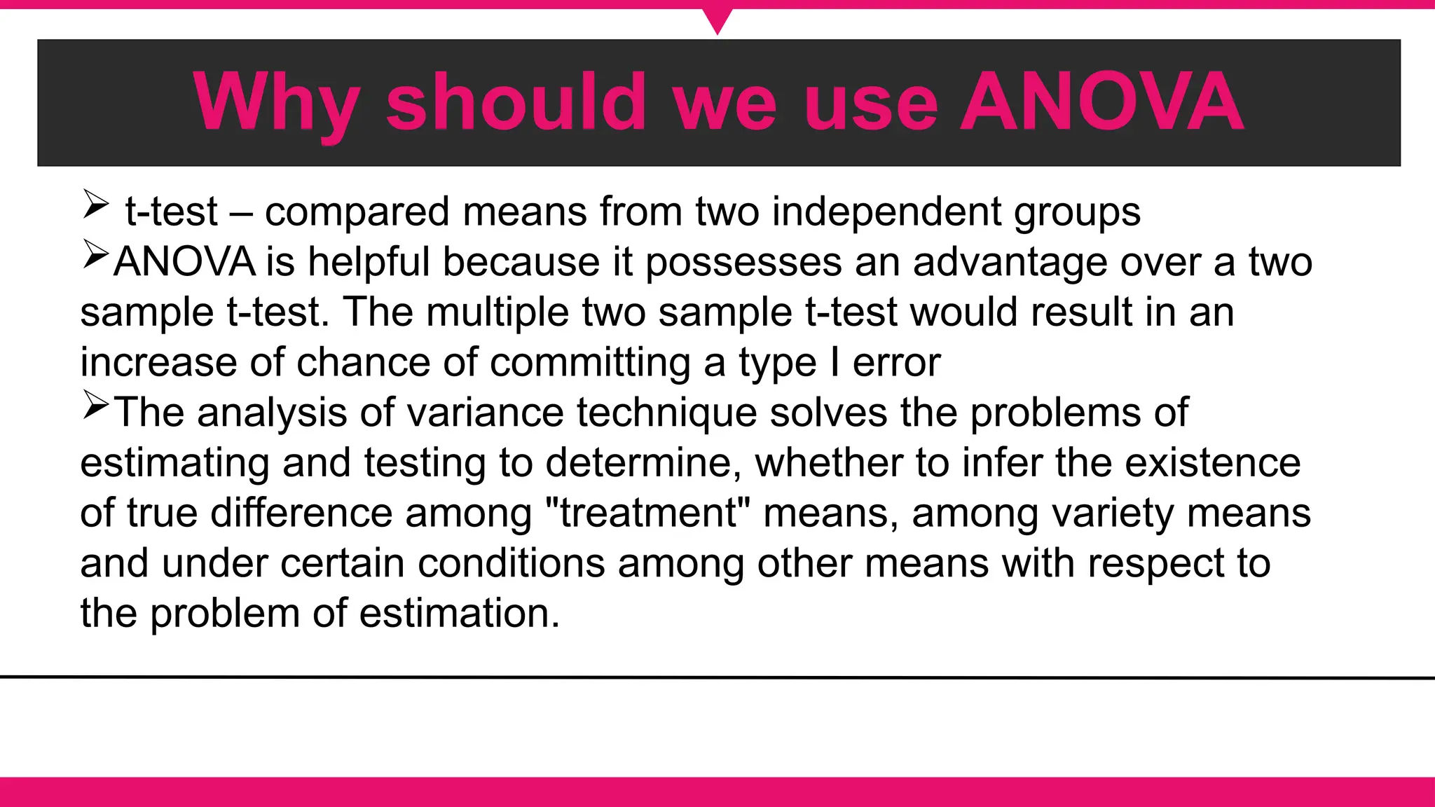 Analysis of Variance – Meaning and Types | PPTX