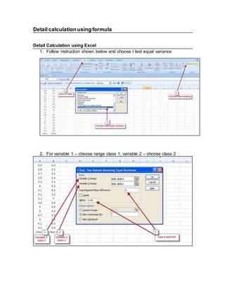 Significant test using student T test | DOC