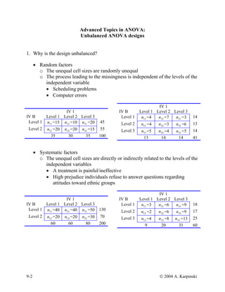 Anova advanced | PDF