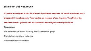 Anova (analysis of variance) test | PPT