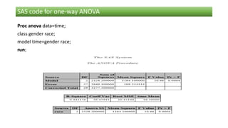 Anova, ancova | PPTX