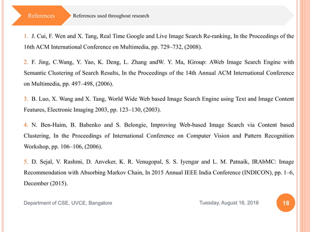 Anova cosine similarity based image recommendation | PPTX | Search | Internet