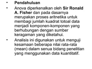 Anova Dika | PPT