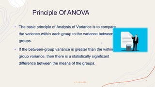 ANOVA AND F1,F2 SIMILARITY AND DISSIMILARITY FACTORS | PPTX
