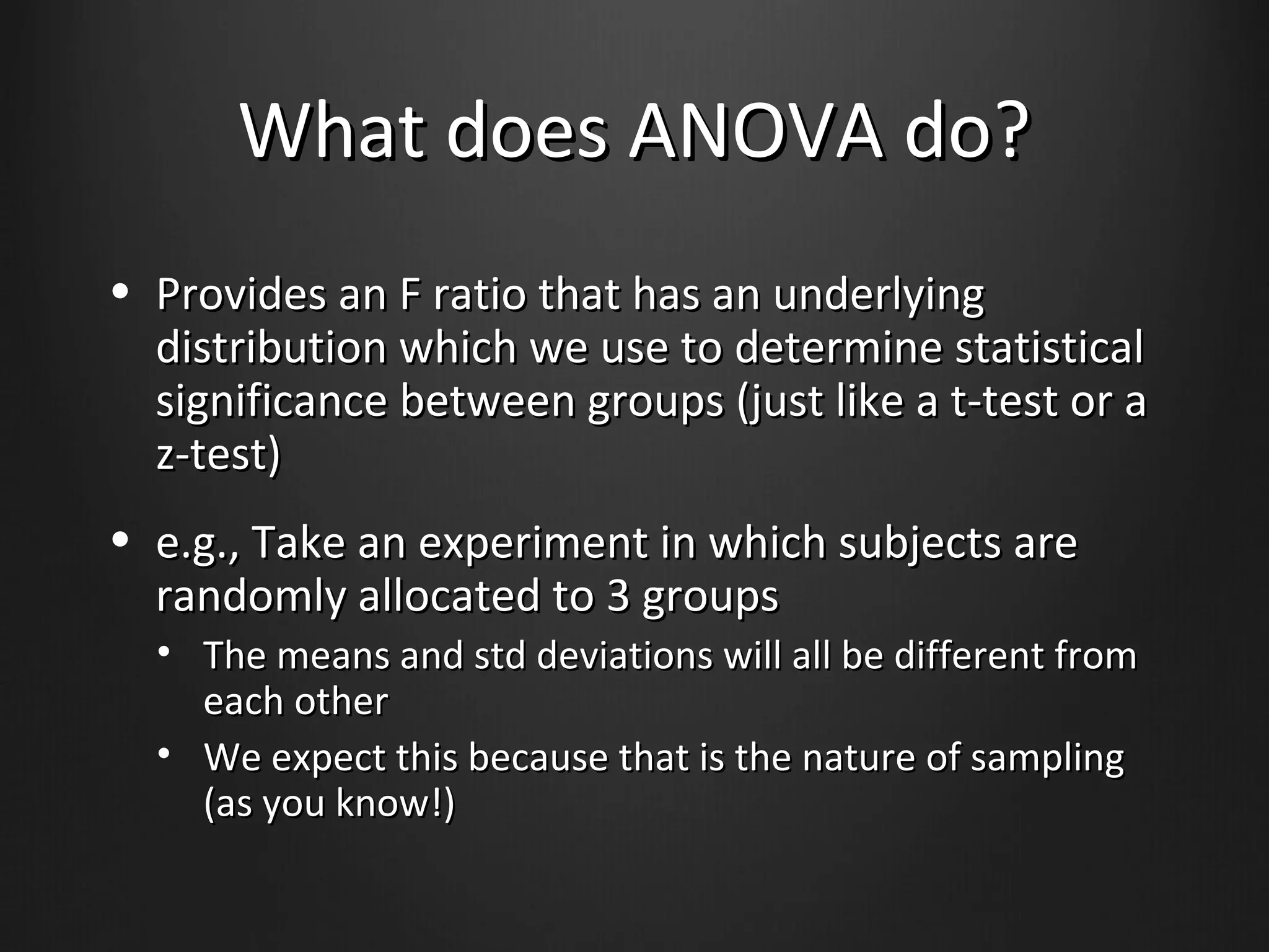 Anova lecture | PPT