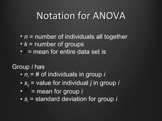 Anova lecture | PPT