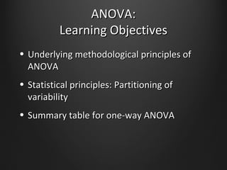 Anova lecture | PPT