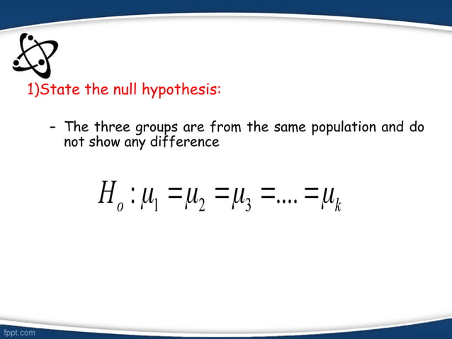 anova & analysis of variance pearson.ppt | Science
