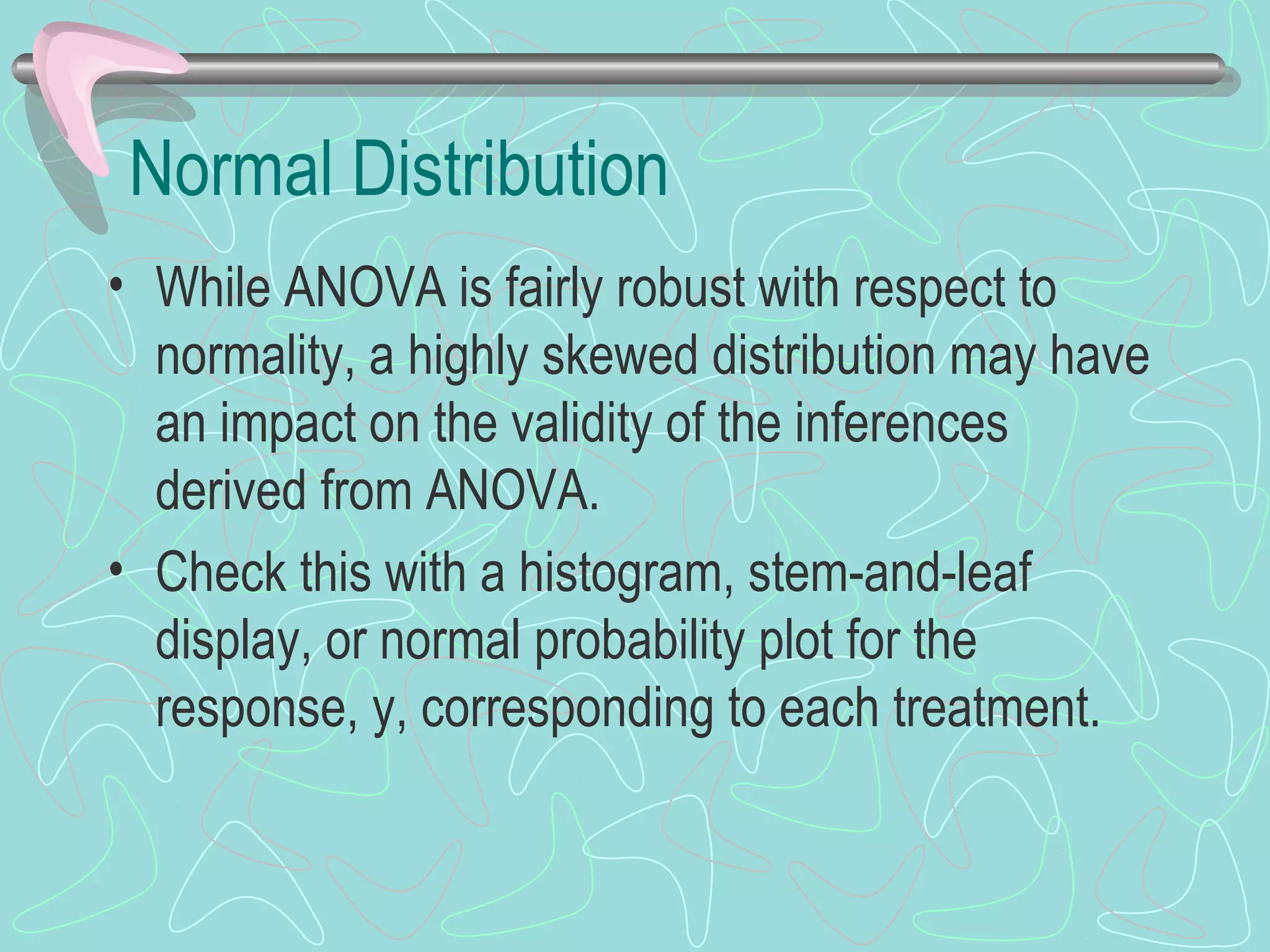 Anova randomized block design | PPT | Science