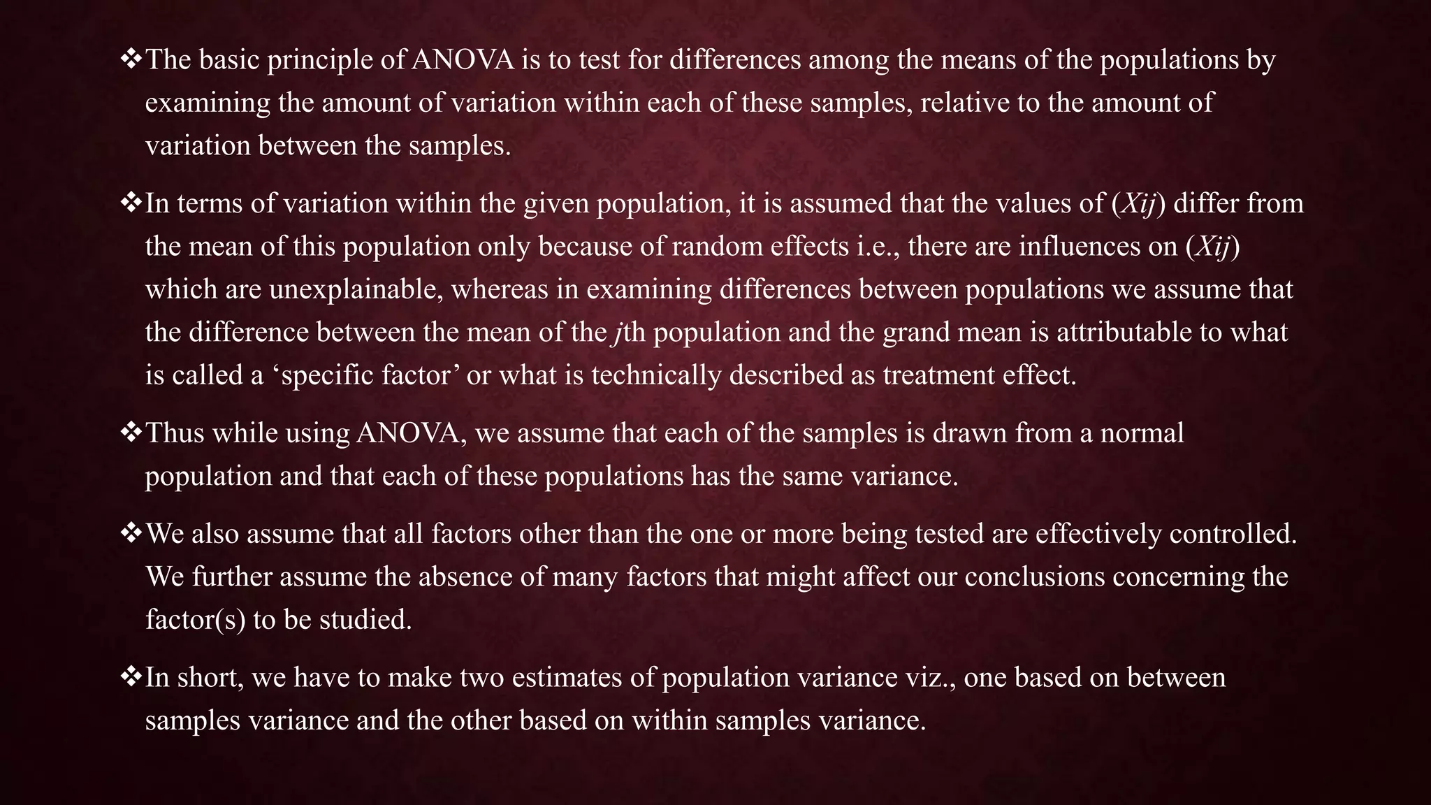 Anova test | PPTX