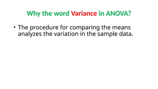 ANOVA theory qadm pptx in qualitative decision making | PPTX