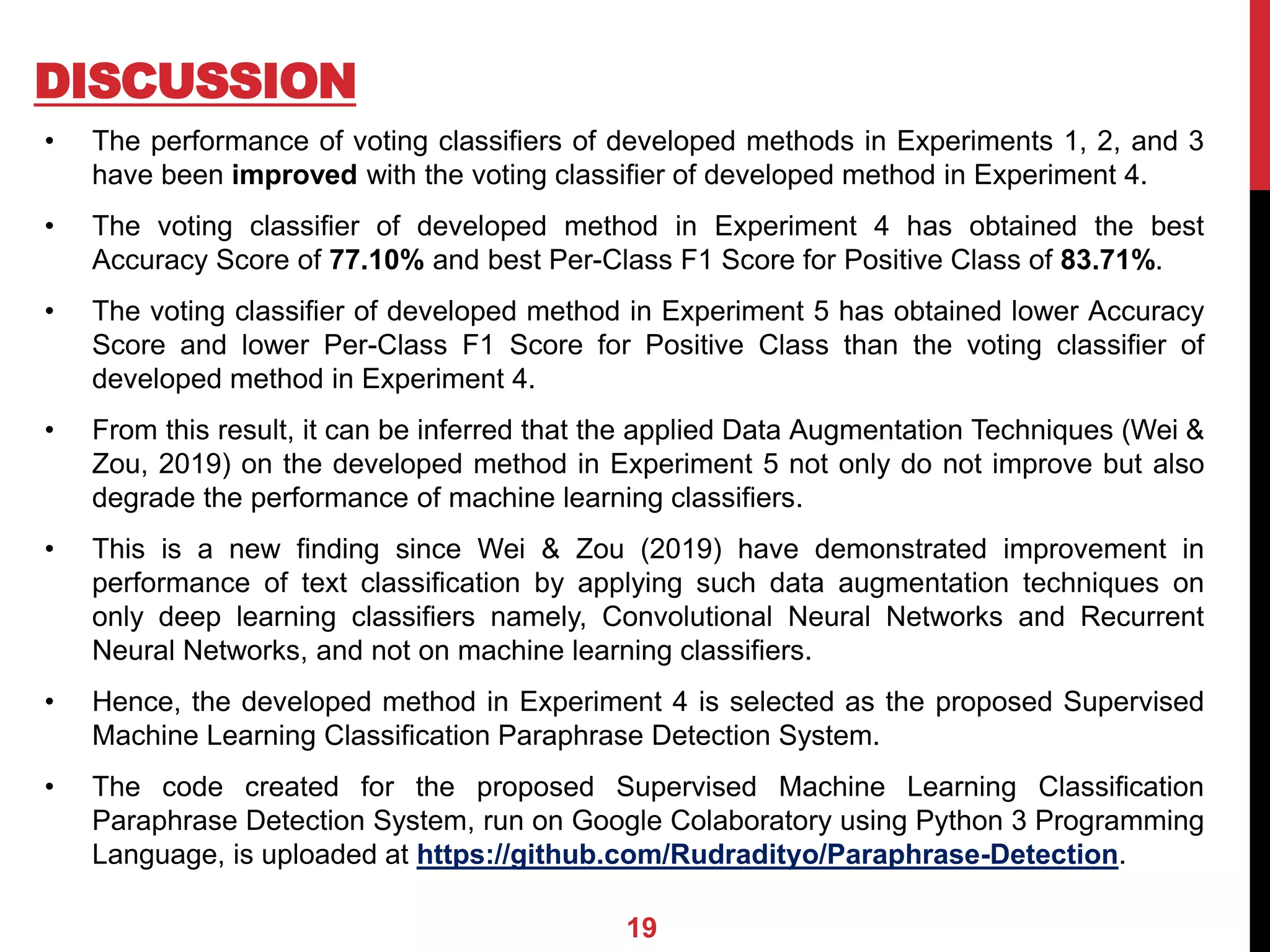 A Novel Approach For Developing Paraphrase Detection System Using Machine Learning Ppt