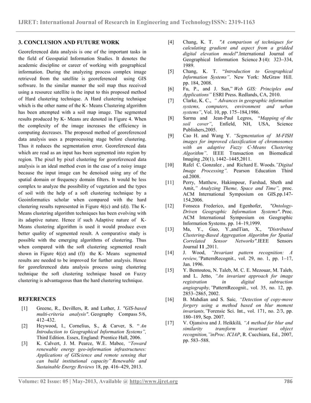 A Novel Approach For Georeferenced Data Analysis Using Soft Clustering