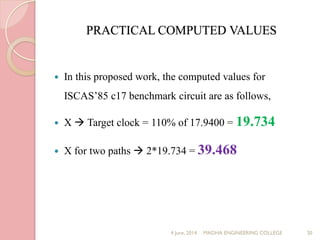 A novel approach on gate delay transition based path delay fault model ...