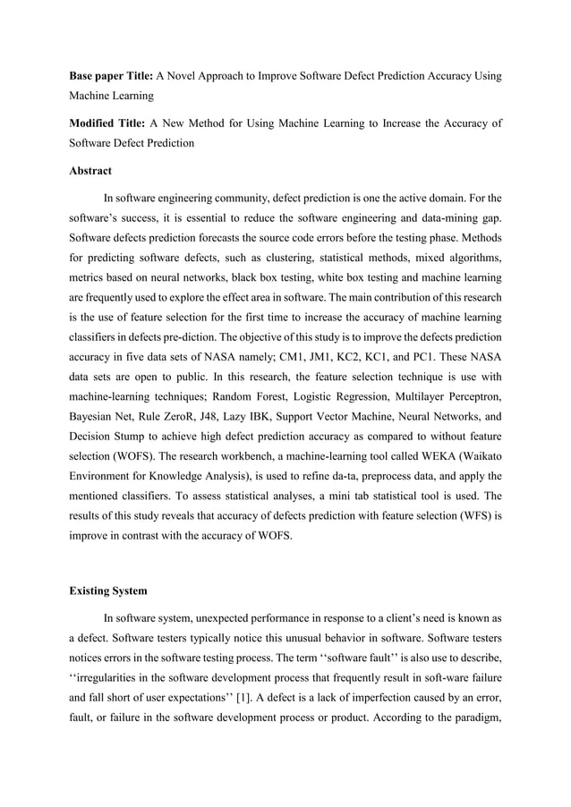 A Novel Approach to Improve Software Defect Prediction Accuracy Using ...