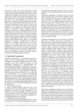 A novel architecture for lightweight block cipher, piccolo | PDF