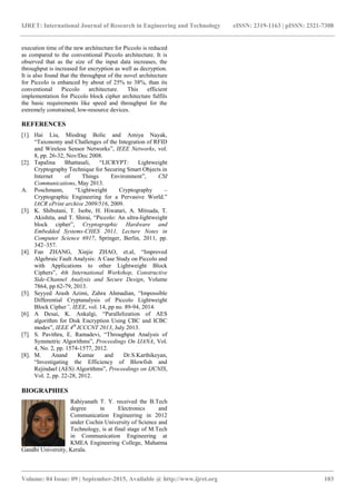 A novel architecture for lightweight block cipher, piccolo | PDF